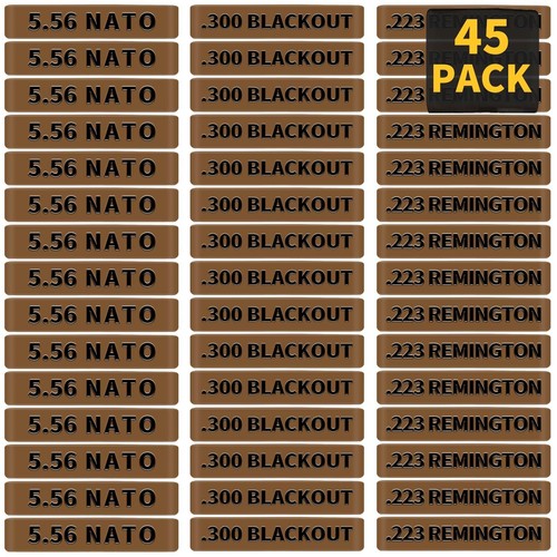 Pistol Magazine Identification 6 Pack NATO Magazine Marking Bands 5.56 ...