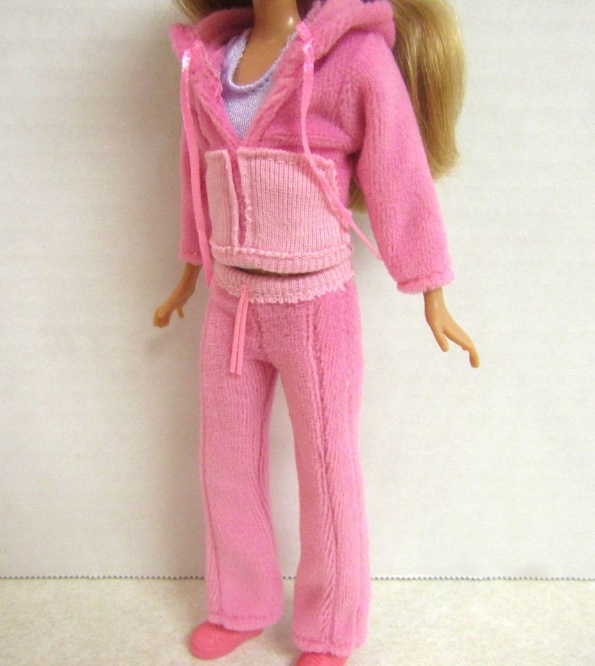 Stacie 9" Doll Clothes Black Top Camouflage Pants Pink Hoodie Outfit & Shoes | eBay