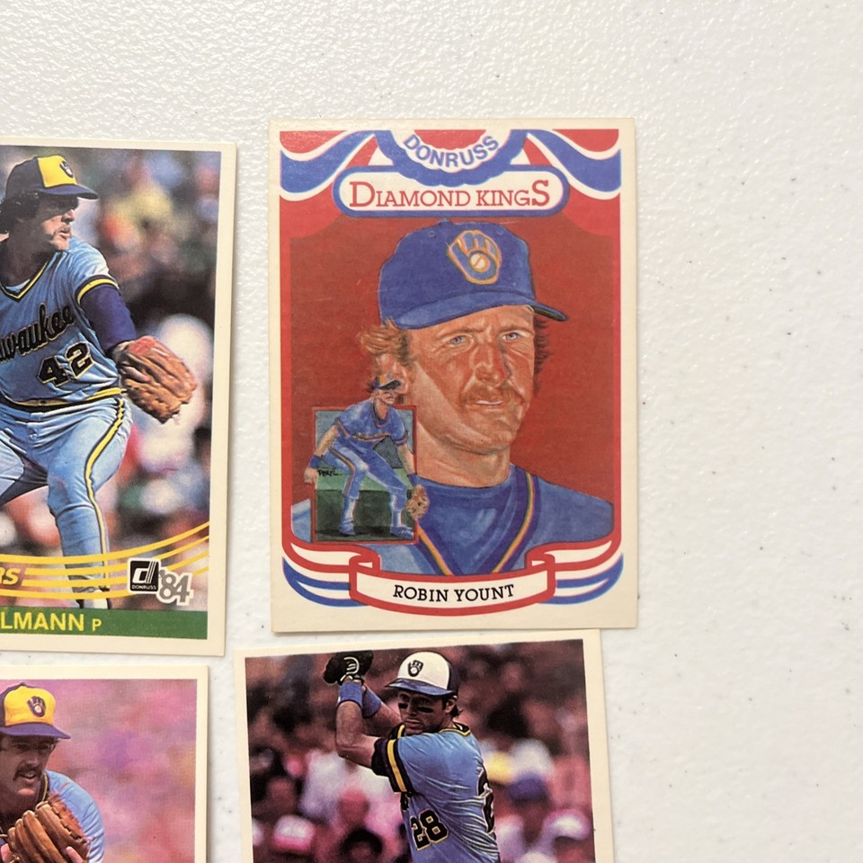 1984 Donruss Milwaukee Brewers Team Set (26) Robin Yount Molitor Sutton ...