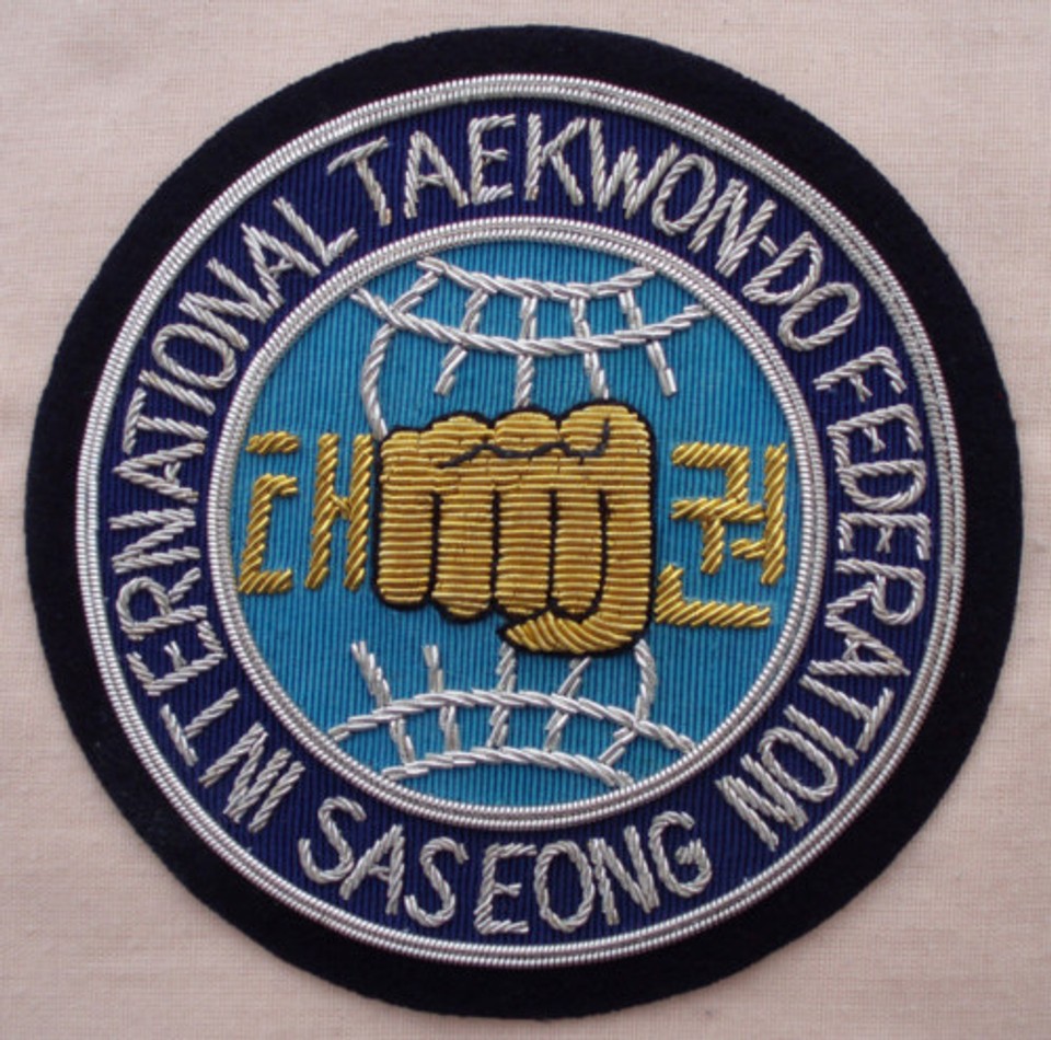 ITF TAEKWONDO BLAZER BADGE - Offiziell Jacket Patch for Instructors and ...
