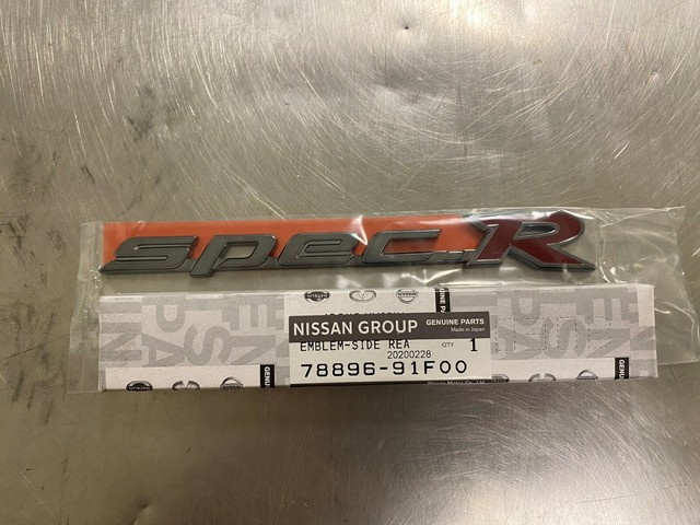 Genuine Nissan Silvia S15 Spec R Emblem Badge 7889691F00 for sale ...