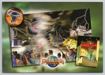 Postcard Universal Studios Theme Park TWISTER... Ride it Out | eBay