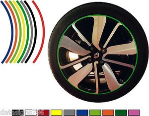 3mm Premium Alloy Wheel Rim Tape Stripes Stickers Graphics Decals | eBay