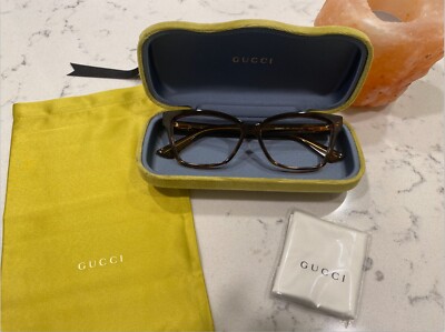 BRAND NEW! GUCCI GG0634O Havana Authentic Eyeglasses Frame | eBay