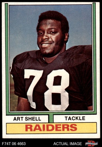 1974 Topps #272 Art Shell Raiders HOF Maryland 7 - NM | eBay