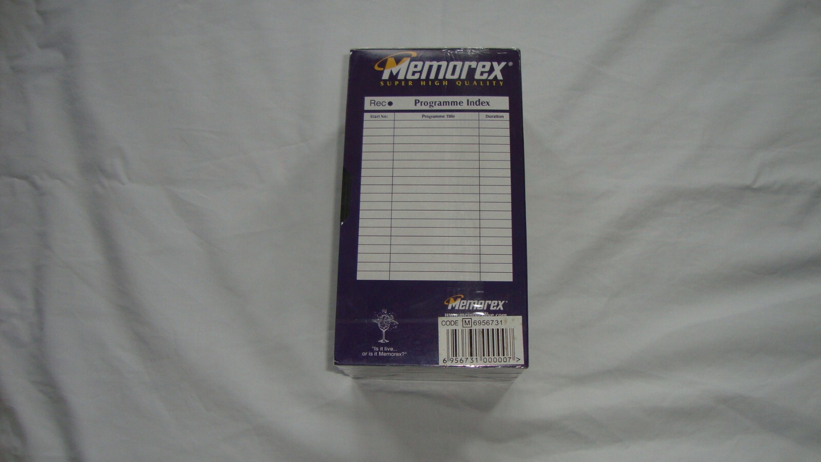 Pack Of 3 Memorex Blank E180 3 Hours VHS Tapes - In Pack for sale ...