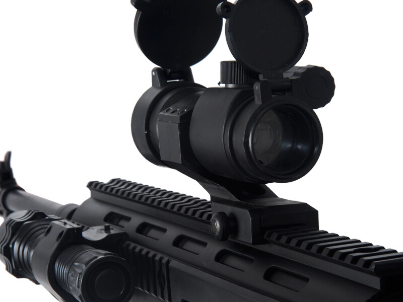 BBTac Airsoft Gun Sniper Rifle Spring Loader M160 with Red Dot Scope ...