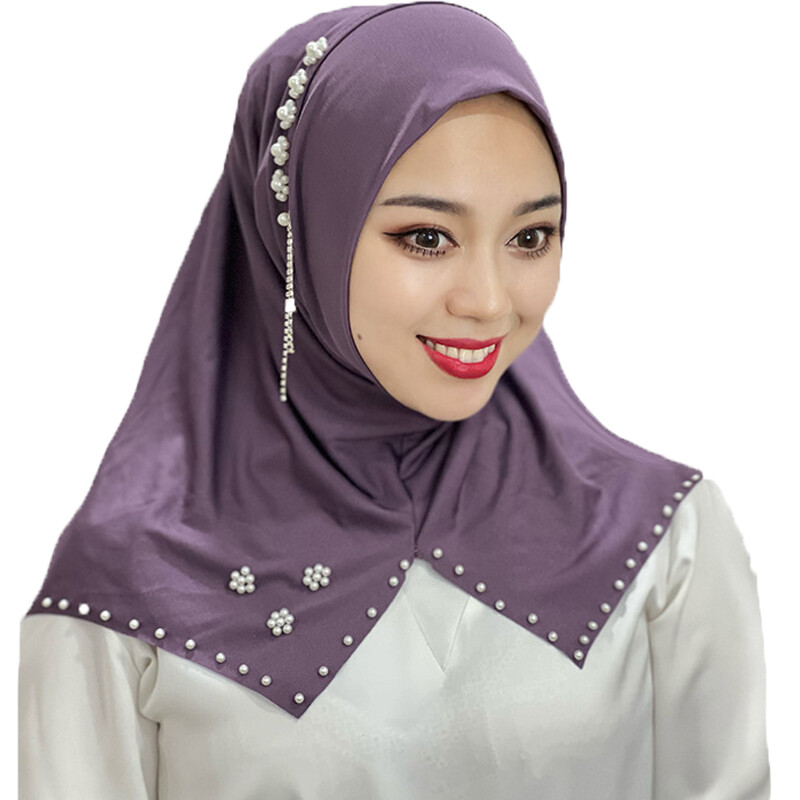 Muslim Hijab One Piece Amira Scarf Turban Women Shawls Wrap Headscarf ...