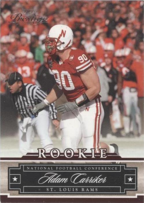 2007 Playoff Prestige - Rookie Adam Carriker #182 (RC) for sale online ...