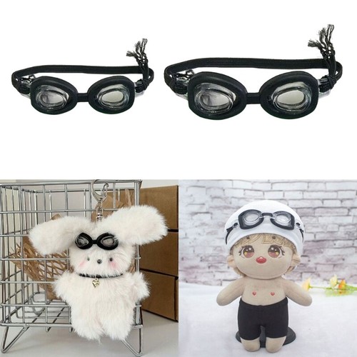 Plastic Baby Goggles Doll Accessory Children Plaything Mini Doll Swim ...