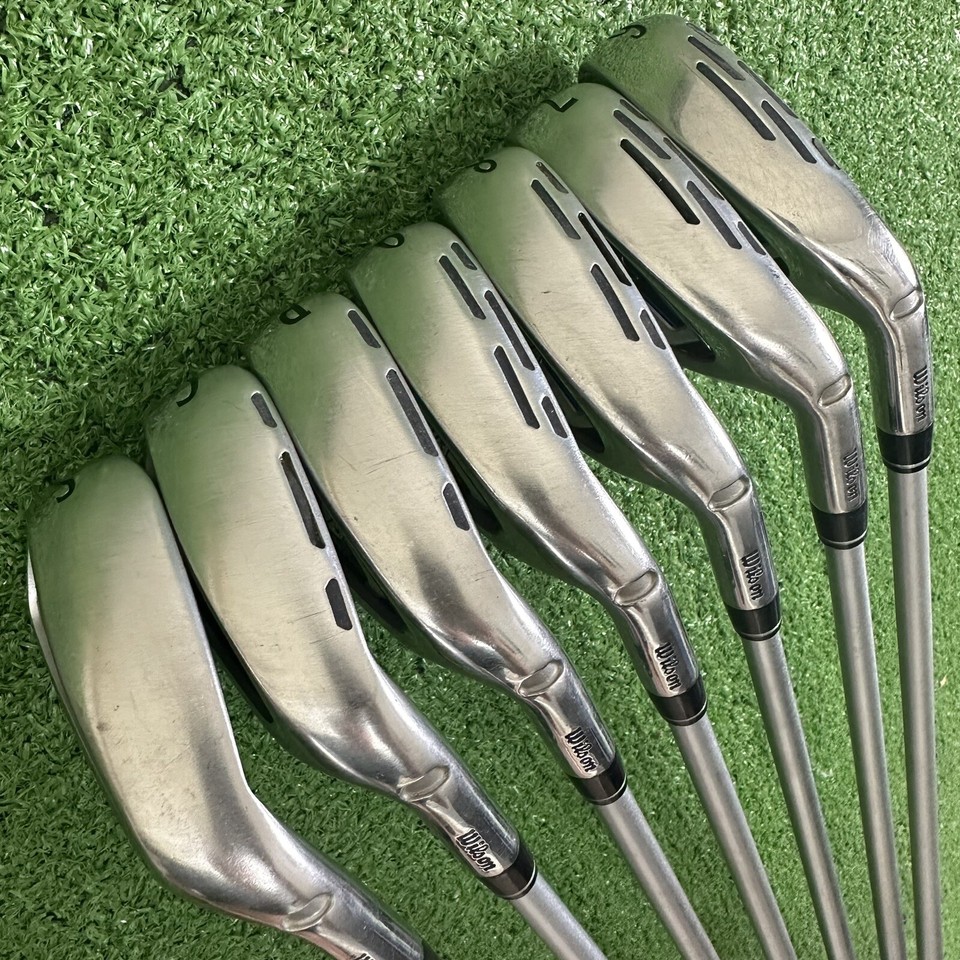 Wilson D7 6-PW GW SW Iron Set KBS Tour C Taper Lite 105 Regular Flex RH ...