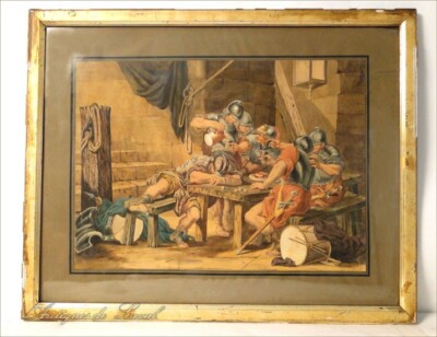 Watercolour Soldiers Roman Drums Feast Xixth | eBay Australia