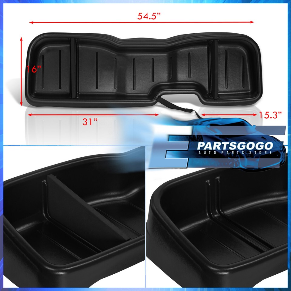 For 14-19 Silverado Sierra Crew Cab Rear Underseat Storage Box Cargo ...