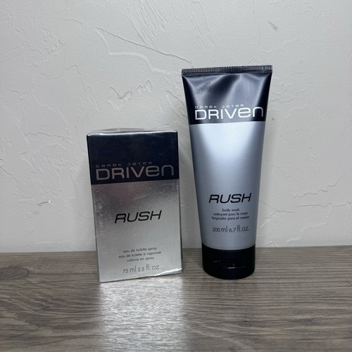 Avon Derek Jeter DRIVEN RUSH Cologne Spray Eau de Toilette and Body ...