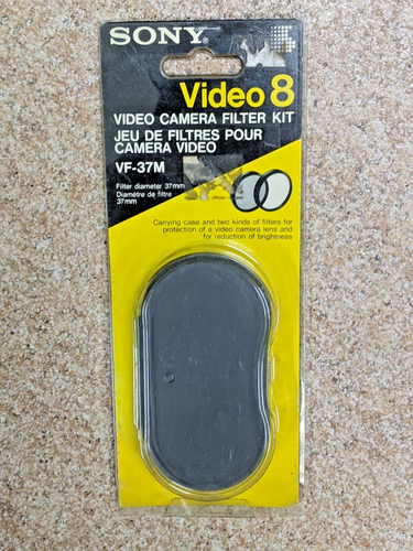 Sony Video 8 Video Camera Filter Kit VF-37M 27242422094| eBay