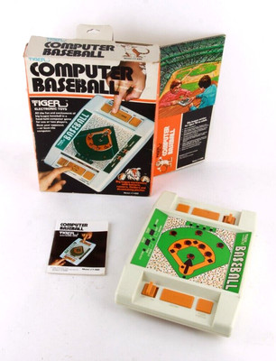 Vintage 1979 Computer Baseball Electronic Tabletop Game by Tiger Toys ...