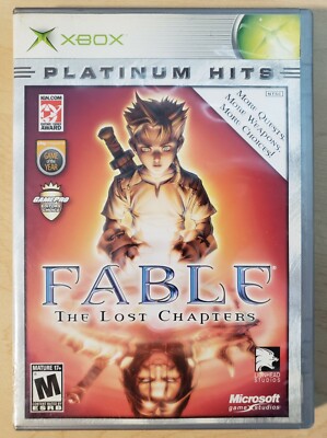 Fable: The Lost Chapters (Xbox, 2004) Complete Tested Platinum Hits ...