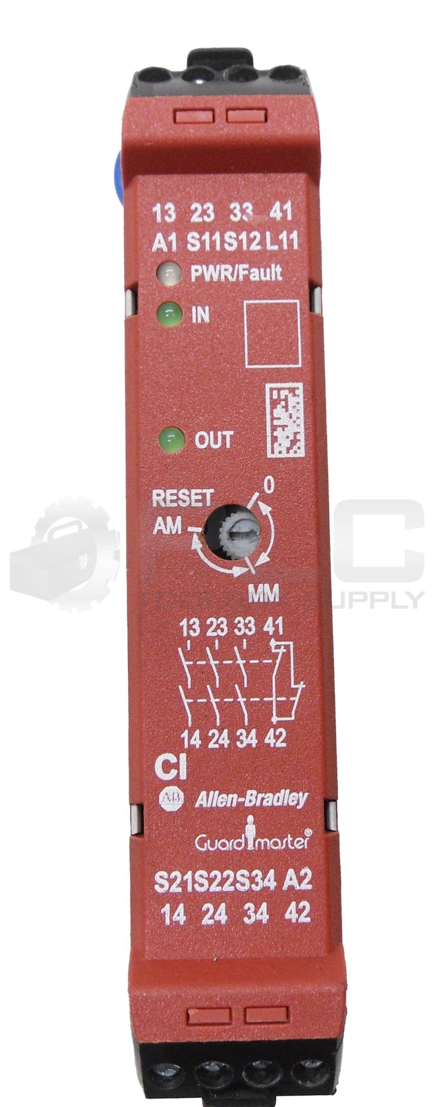 ALLEN BRADLEY 440R-S13R2 /A GUARD MASTER SINGLE INPUT SAFETY RELAY | eBay