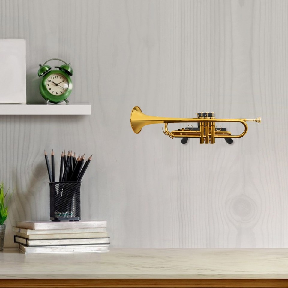 Instrument Wall Mount Trumpet Brass Instruments Display Rack Piccolo ...
