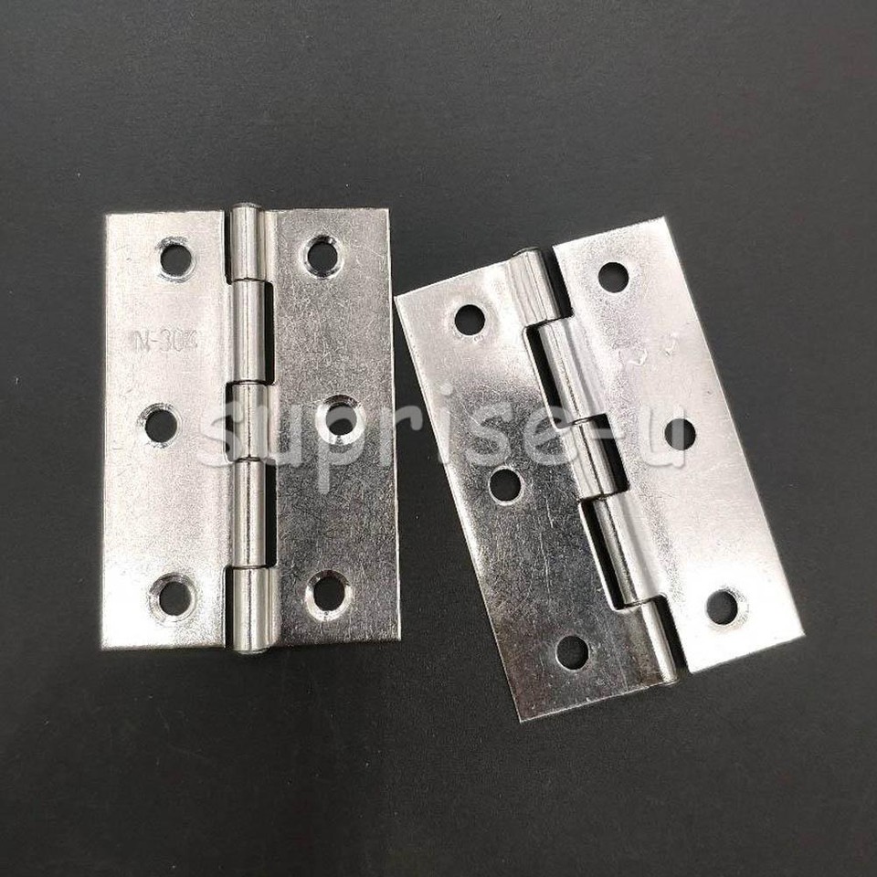 10pcs Stainless Steel Internal Door Hinges 3Inch 75*50mm Doors UK STOCK ...