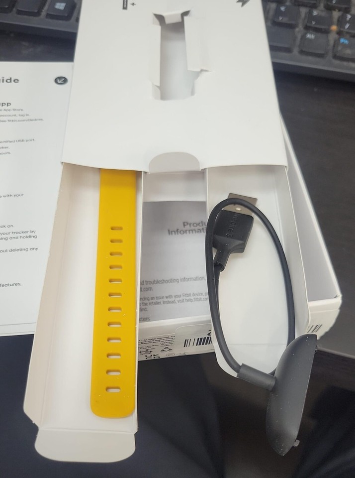 Fitbit Inspire 3 Health + Fitness Tracker Yellow/Orange FB424BKYW-US ...