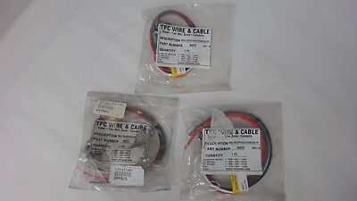 Lot Of 3, Tpc Wire & Cable, 84972, 5 Pin Male Receptacle, Threaded On ...