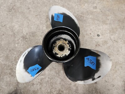 ALUMINUM 13 1/4" X 17P OMC EVINRUDE JOHNSON PROP, 763463, 13 SPLINE HUB ...