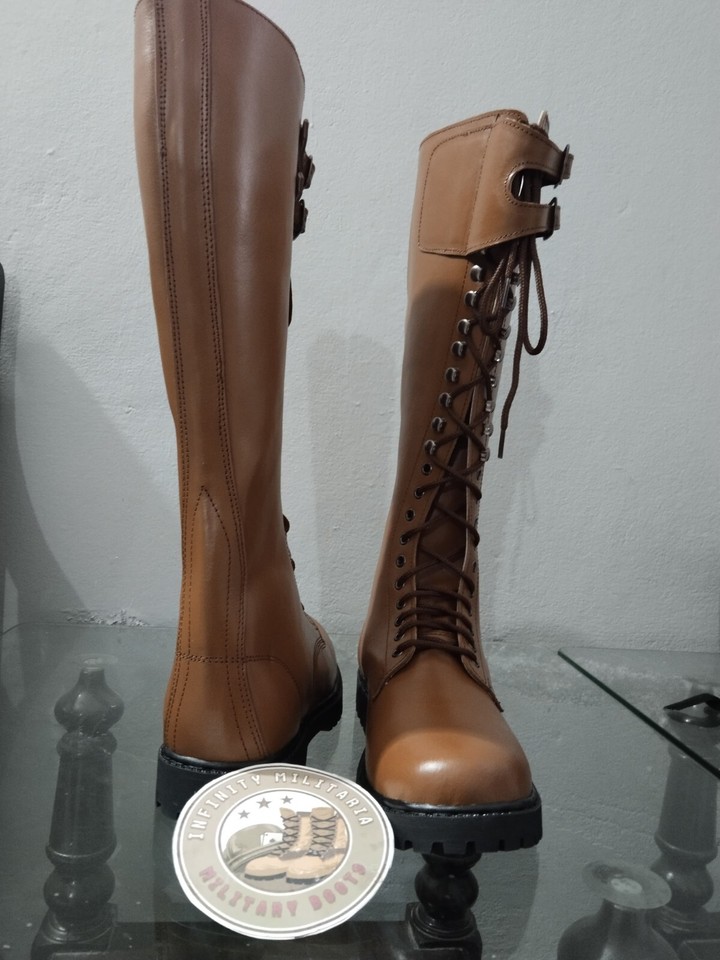 WW2 German SA Boot With Rubber Sole Prime Quality Leather. Military ...