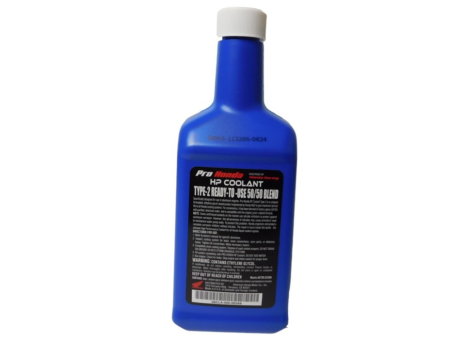 Honda Type 2 HP Coolant OEM 32 fl oz 08CLA-999-0E0A8 | eBay