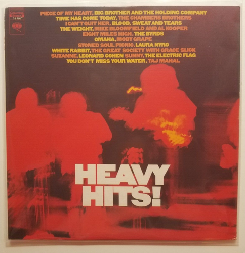 "HEAVY HITS!" ORIGINAL VARIOUS ARTISTS SAMPLER LP on Columbia Records ...