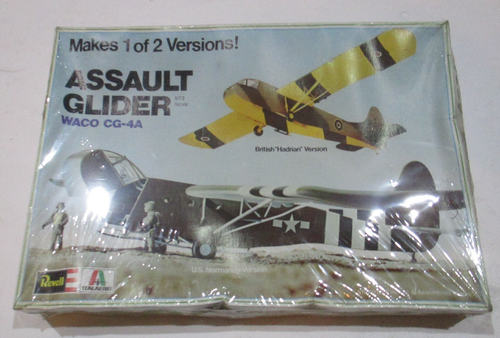 Vintage 1976 Revell/Italaerei Assault Glider Waco CG-4A 1/72 Scale ...