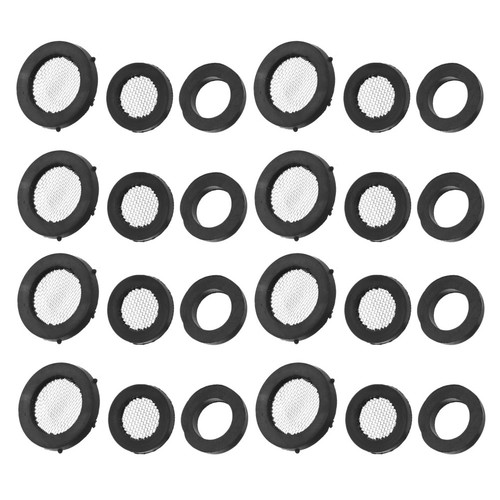 30pcs Shower Hose Washers: 1/2'' 3/4'' Silicone Gasket Rings - Leak ...