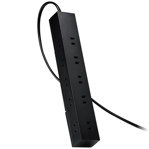 Elecom power supply tap rotating function tap with lightning surge ...