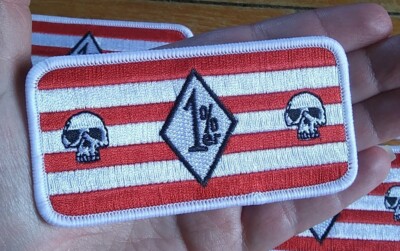 Lot of 5 ~ 1%ER MC Outlaw One Percenter Biker Motorcycle Club PATCH ...