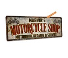 Personalized Motorcycle Shop Garage Sign Mechanic Repair Motorbike ...