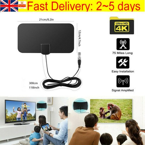 UK Best Portable TV Antenna - Indoor Outdoor Digital HD Freeview Aerial ...