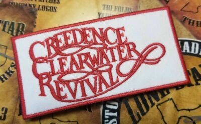EMBROIDERED CCR CREEDENCE CLEARWATER REVIVAL ROCK BAND PATCH (Please ...