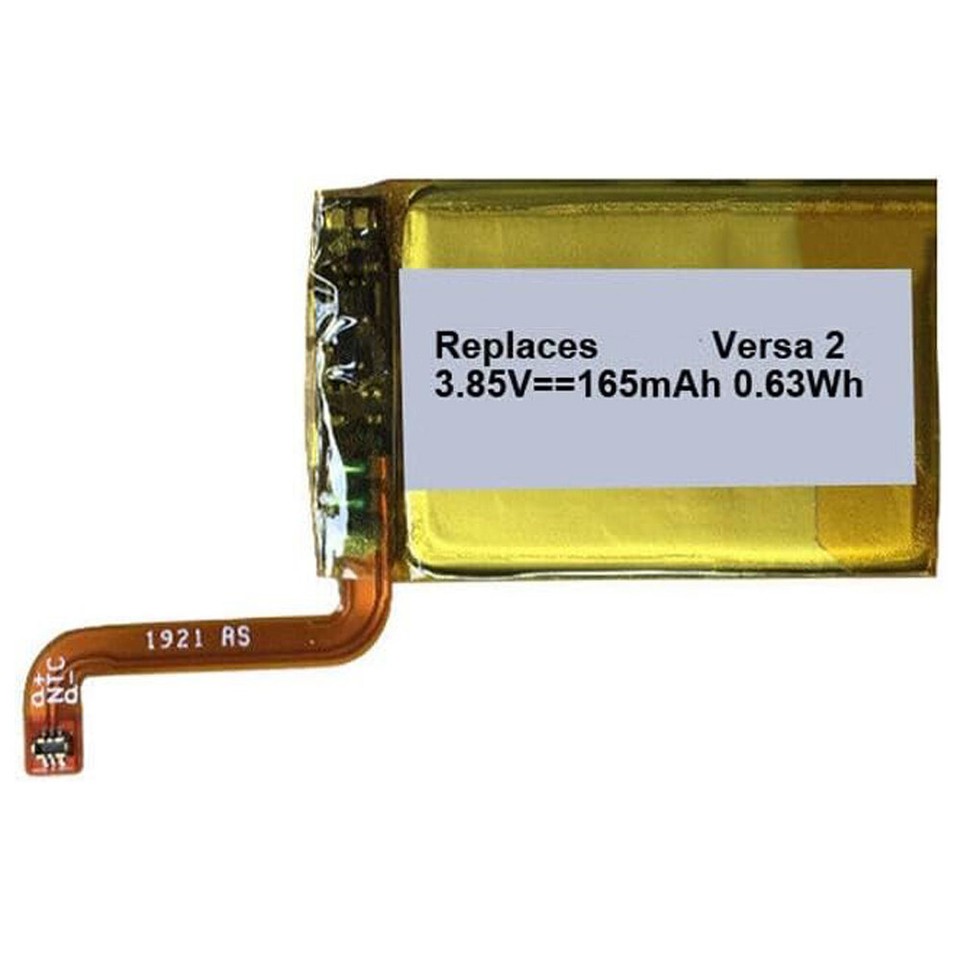 165mAh LSSP281928 Battery Replacement for Fitbit Versa 2 Smartwatch ...