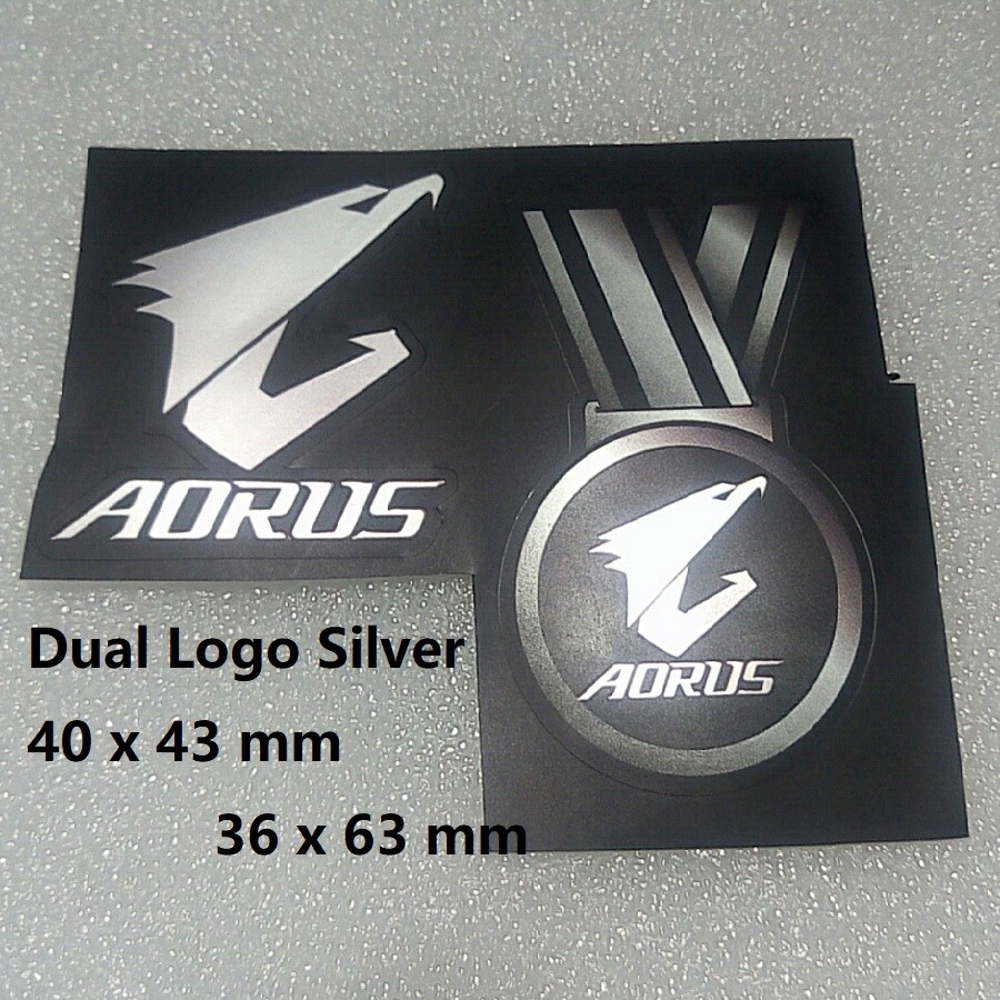 Gigabyte AORUS Series Logo Label Sticker Multi-Type PC Computer Tower ...