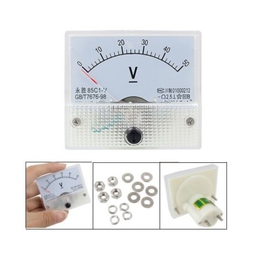 Panel Meters - Dc Analog Panel Volt Meter