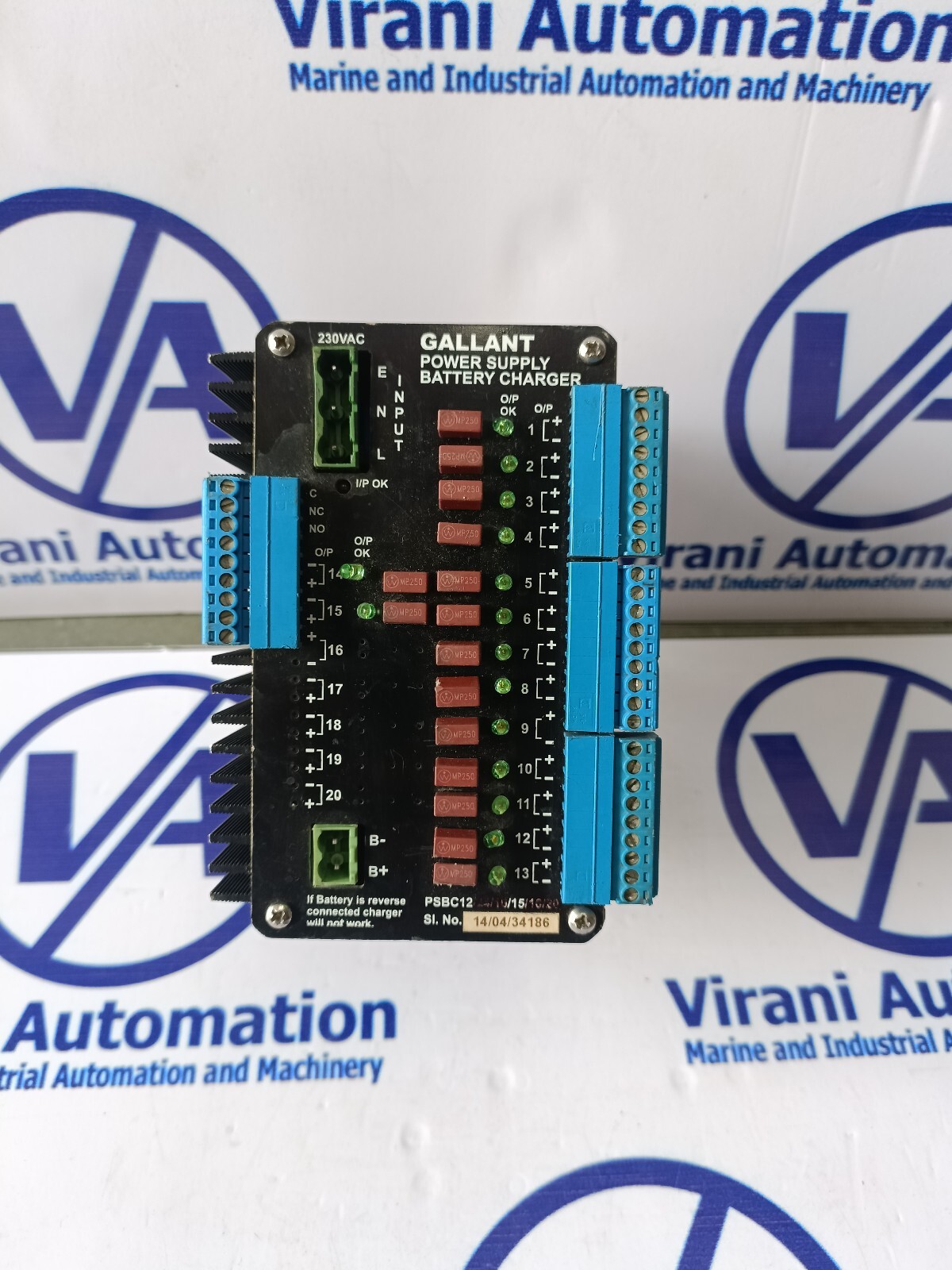 GALLANT POWER SUPPLY BATTERY CHARGER PSBC12 | eBay