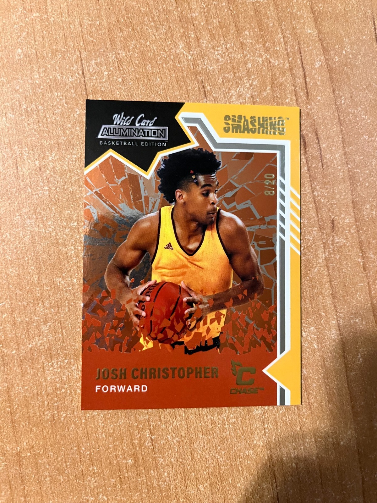 2021-22 Wild Card Alumination - Josh Christopher - Smashing Orange ...