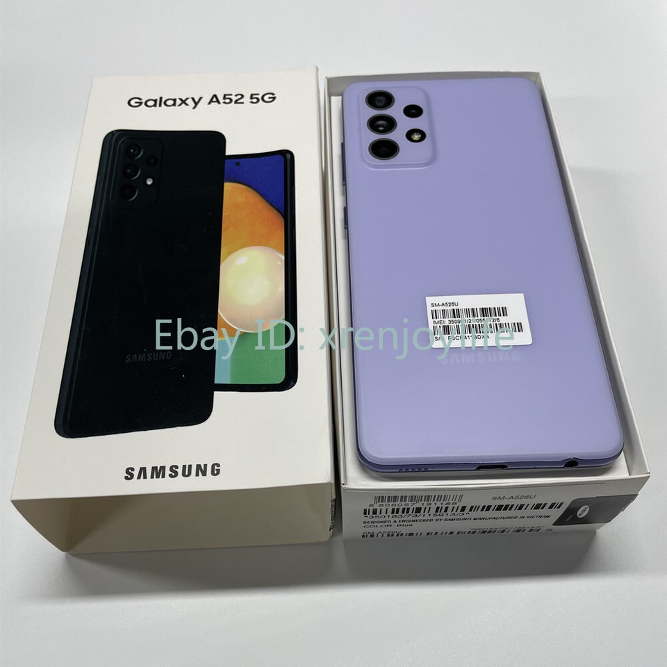 Samsung Galaxy A52(5G) SM-A526U 128GB+6GB 6.5" Unlocked Smartphone-New ...
