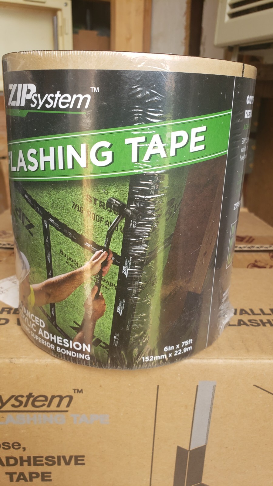 ZIP System Flashing Tape | 5 Rolls 6 inches x 75 feet | Self-Adhesive Flashing.. 998363073529 | eBay