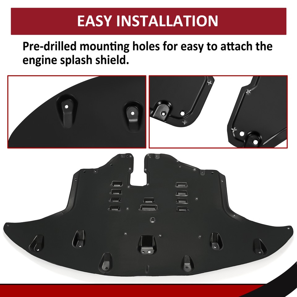 Engine Splash Shields Front 29110C6800 KI1228152 For 2016-2020 Kia ...