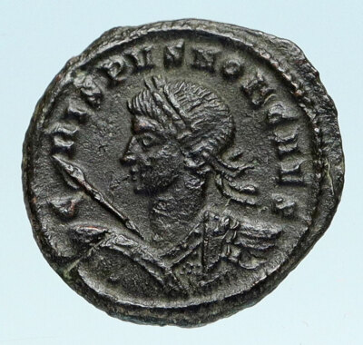 CRISPUS son of Constantine the Great Authentic Ancient 326AD Roman Coin ...