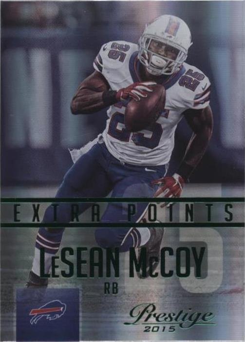 2015 Panini Prestige - LeSean McCoy #19 Extra Points Green for sale ...