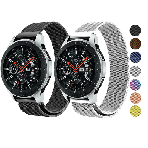 For Samsung Galaxy Watch 46mm SM-R800 Replacement Metal Milanese loop ...