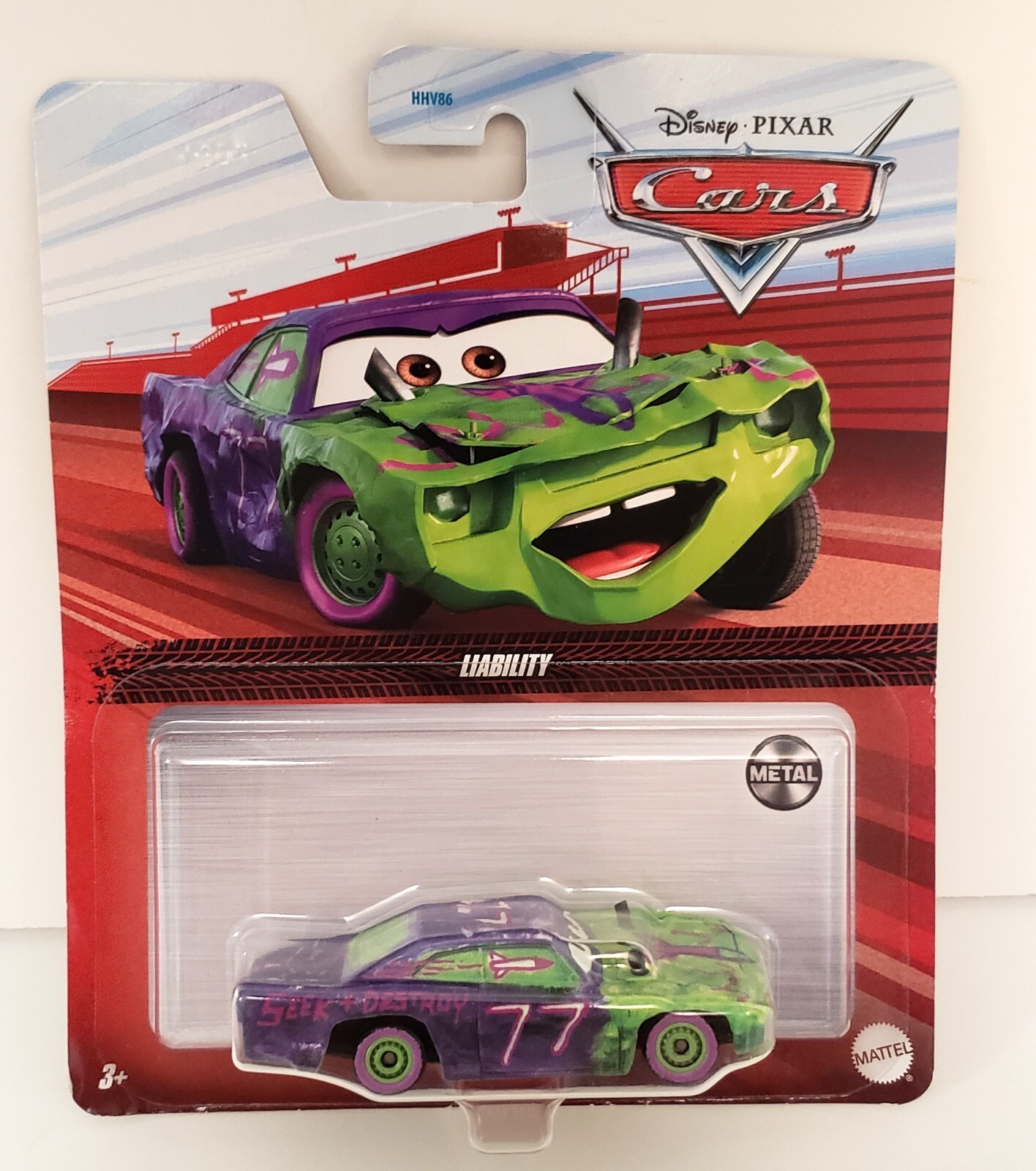 2017 DISNEY PIXAR CARS 3 DEMO DERBY LIABILITY w/ RUBBER TIRES Read