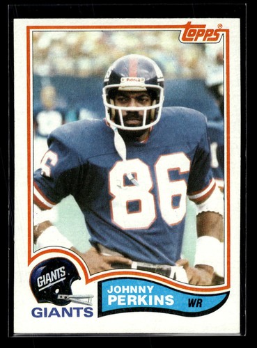 1982 Topps #430 Johnny Perkins "Set Break" Mint New York Giants | eBay
